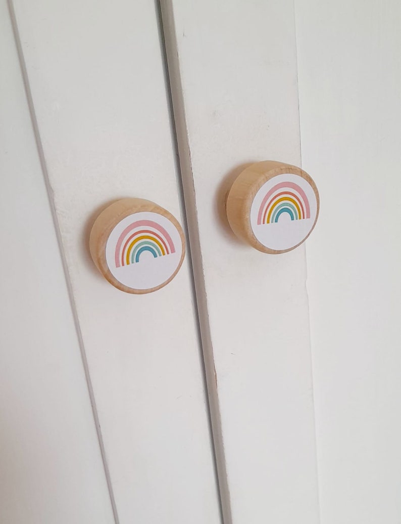 Rainbow Wardrobe Handles Drawer Handles Knobs Perfect for - Etsy