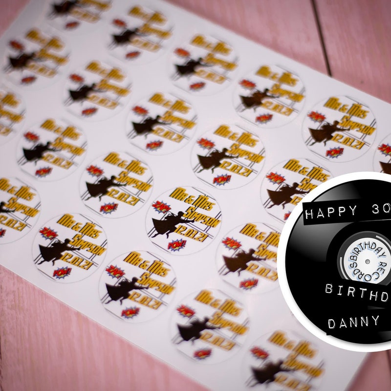 Record Stickers - Etsy