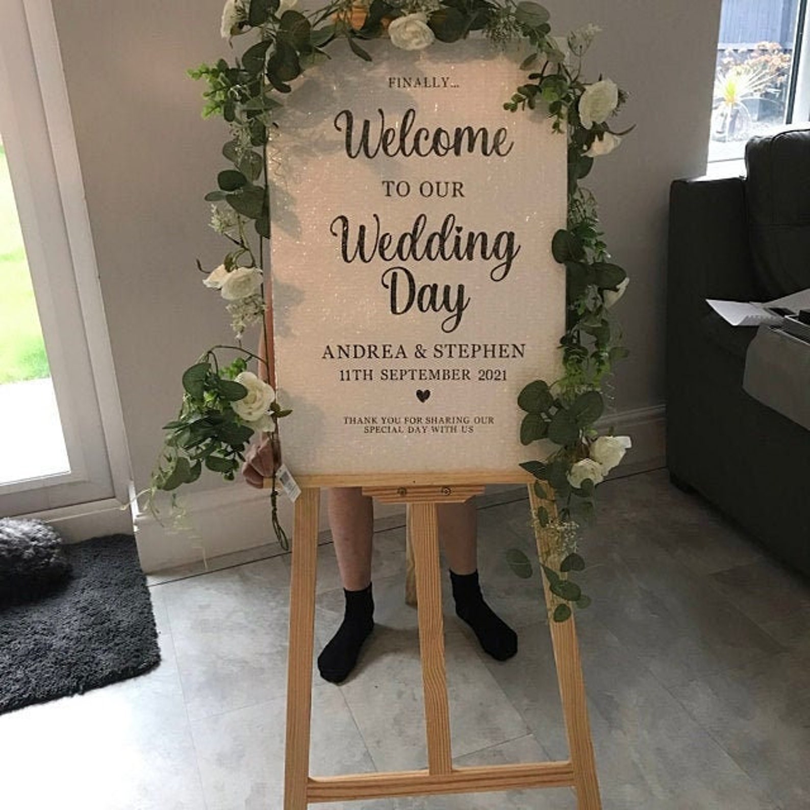 Wedding Easel Perfect for Signage, Table Plans, Seating Plans ...