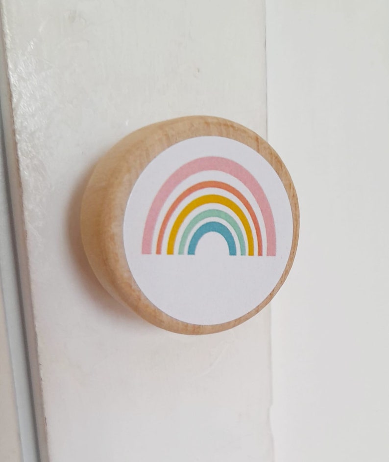 Rainbow Wardrobe Handles Drawer Handles Knobs Perfect for - Etsy