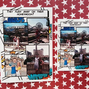 Personalised Comic Book PDF Print Superhero Personalised Personalized ...