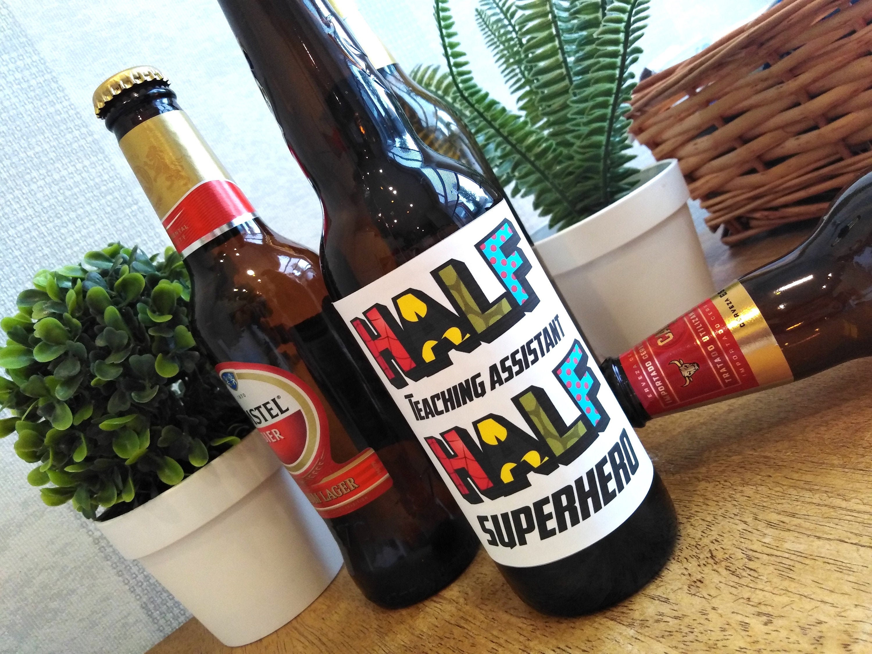 Superhero Beer Bottles
