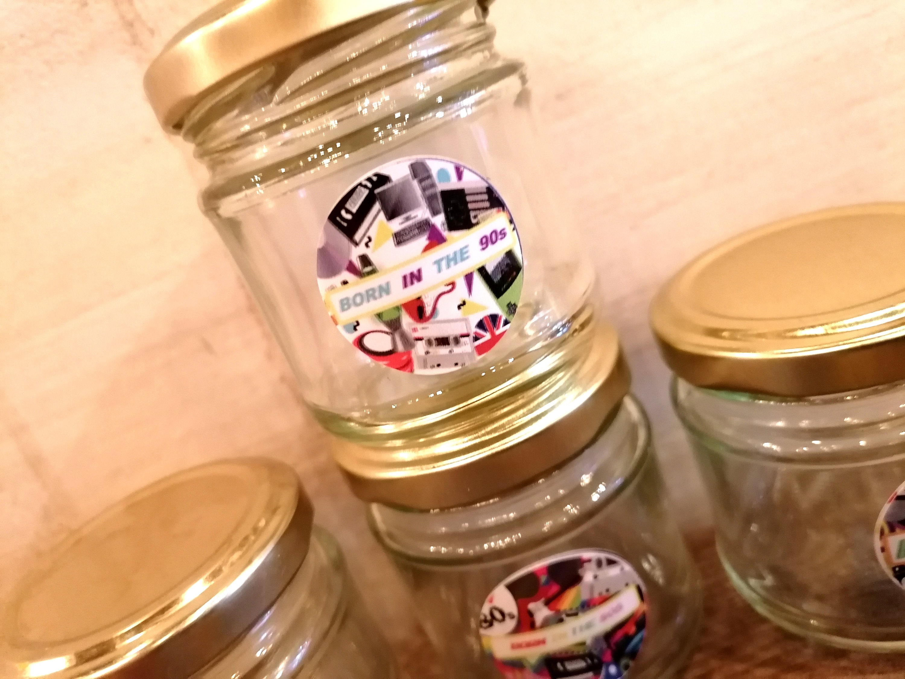 Birthday Bubble Jars 50s60s70s80s90s Party Favours Favors - Etsy UK