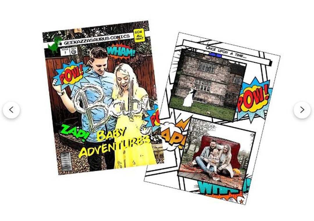 20 Page PDF Digital Comic Book Superhero Custom Personalised ...
