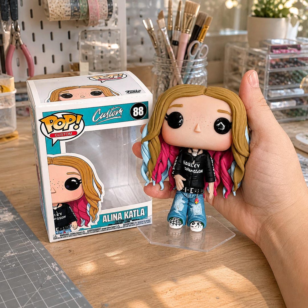 Custom Funko Pop Figure Custom Pop Funko Box Handmade From Photos