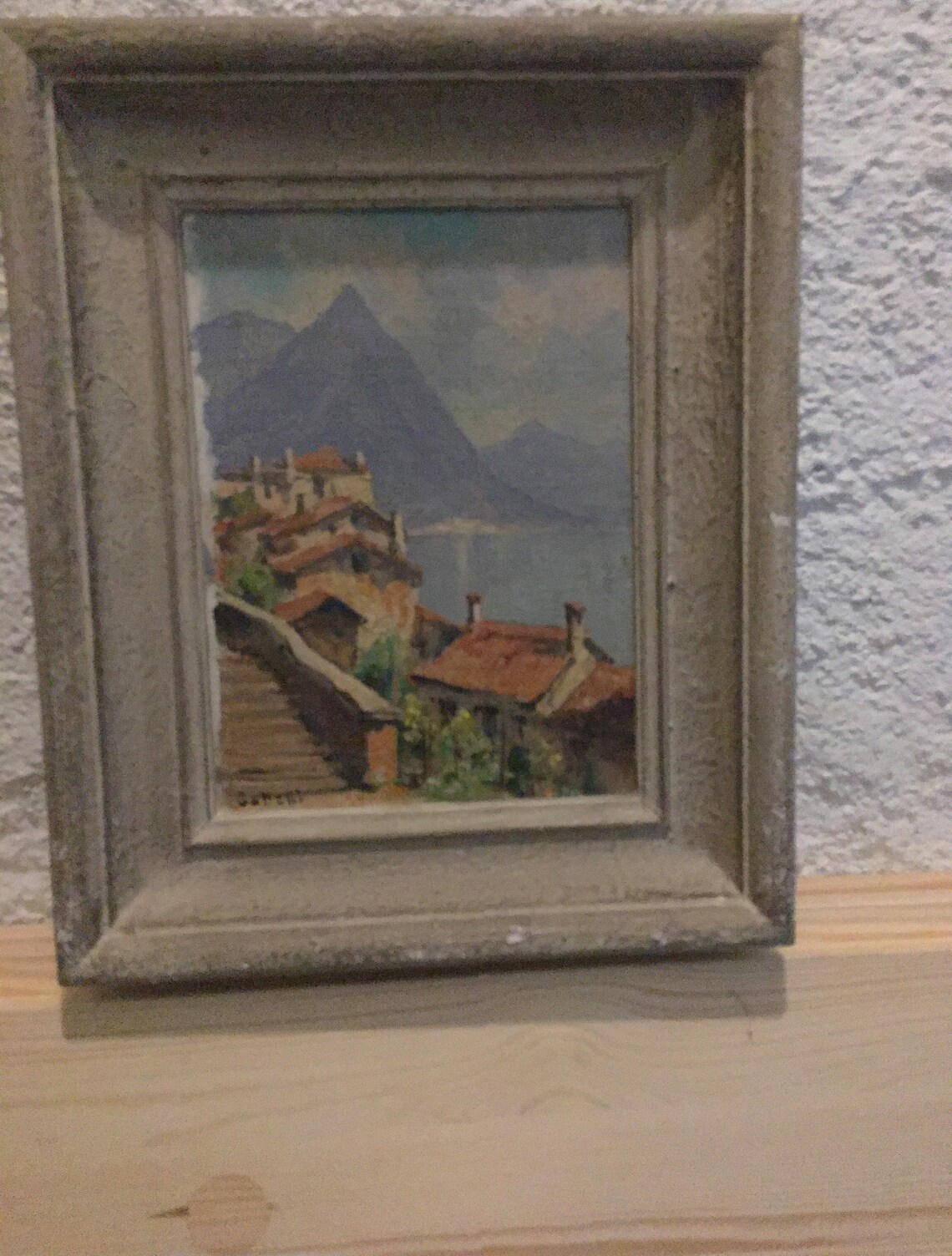 Gattelli Dardo (gottardo Gattelli) Italian Painter Signed Oil on Board ...