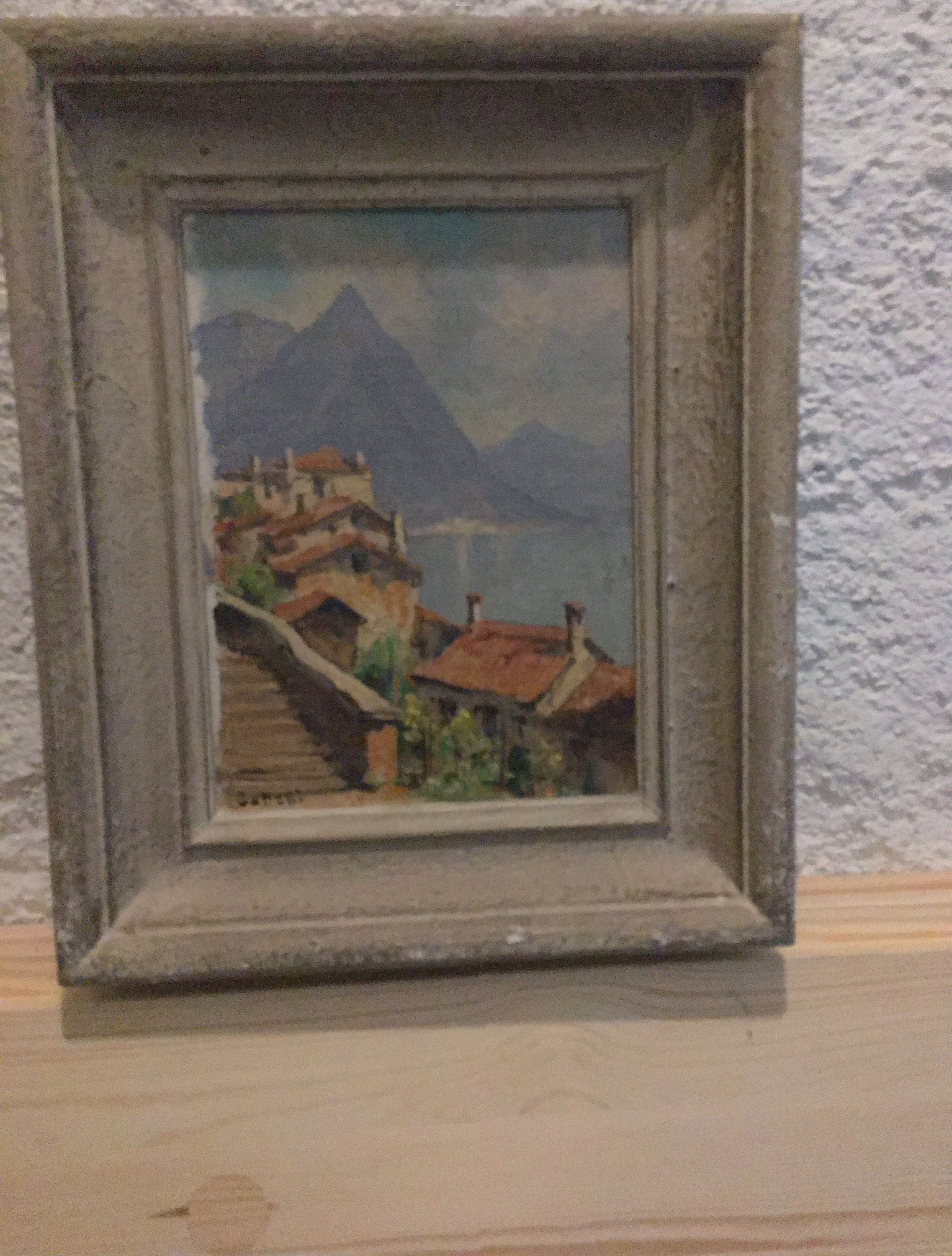 Gattelli Dardo (gottardo Gattelli) Italian Painter Signed Oil on Board ...