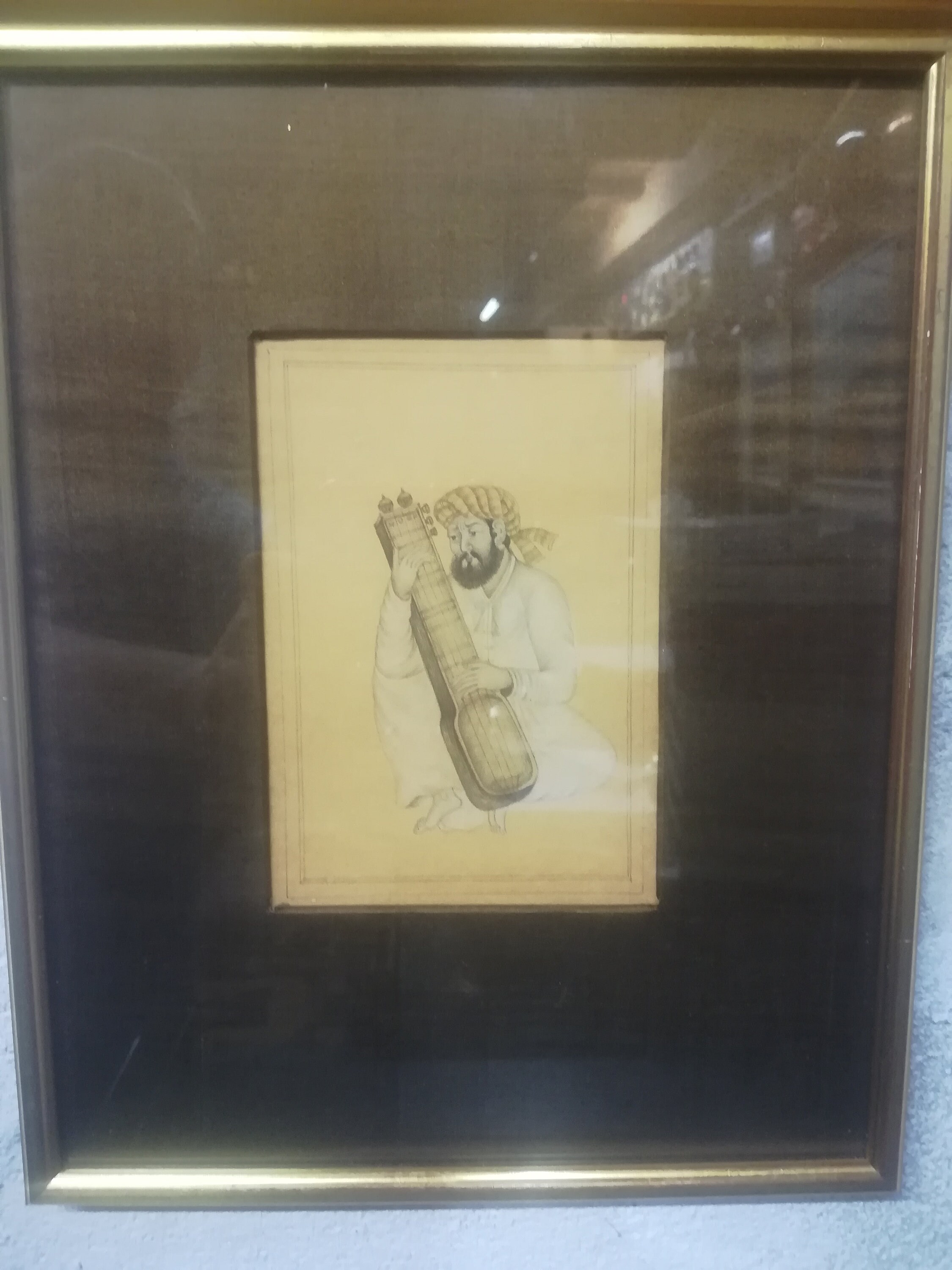 Indian Mugol Portrait Miniature - Etsy