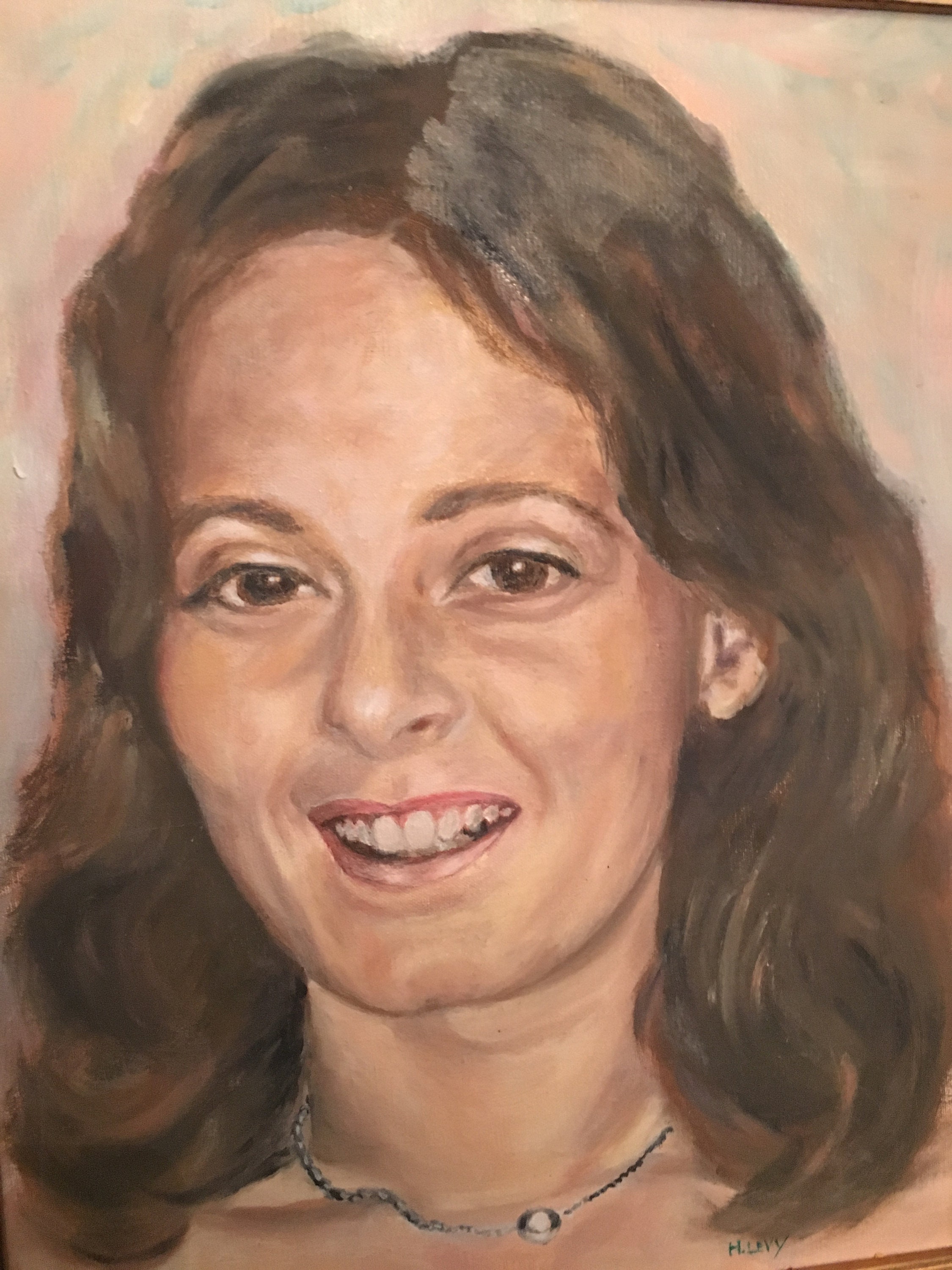 Henry Levy - Portrait of a Lady Oil on Canvas - Etsy