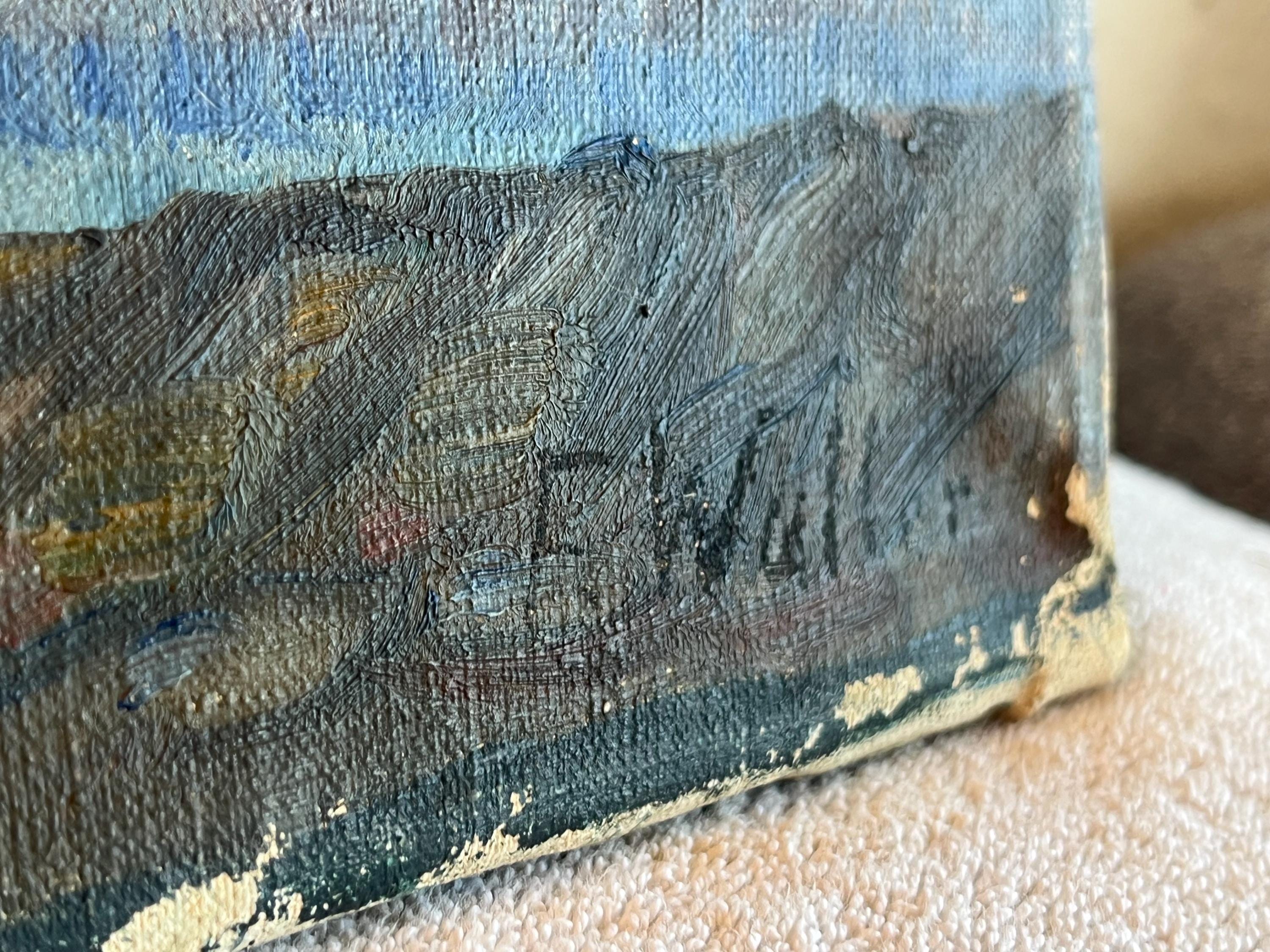 Frank Waller CH Artist, Oil Painting on Canvas, 1927 - Etsy