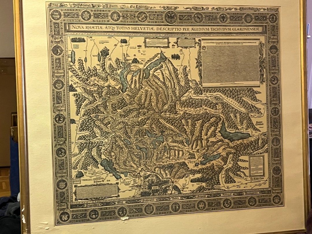 Sebastian Munster - Very Rare Map - Etsy