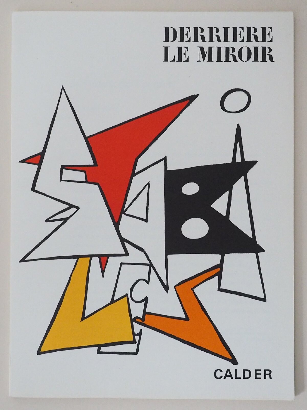 ALEXANDER CALDER Litografia original Detrás del espejo 1971 - Etsy España