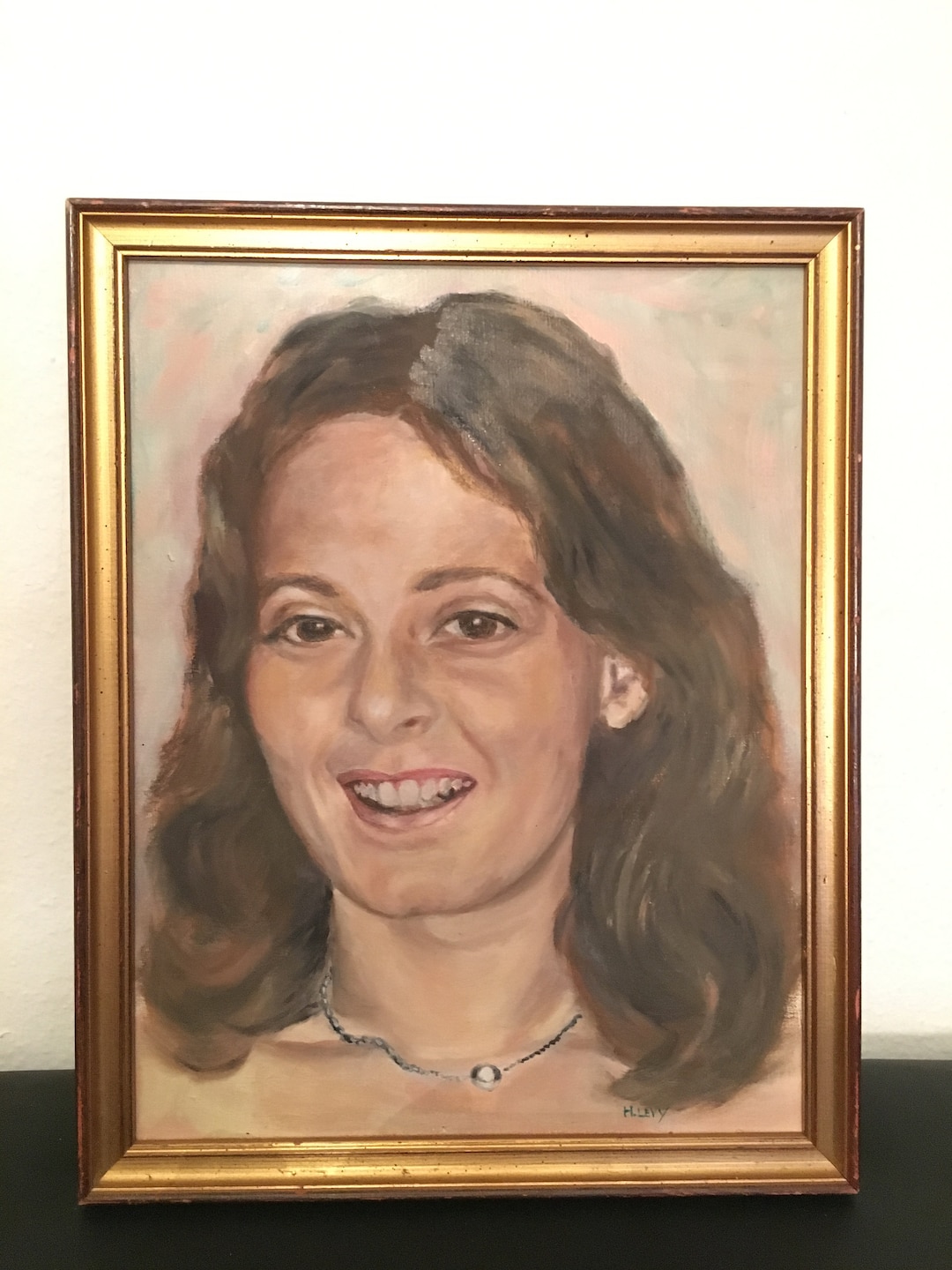 Henry Levy - Portrait of a Lady Oil on Canvas - Etsy