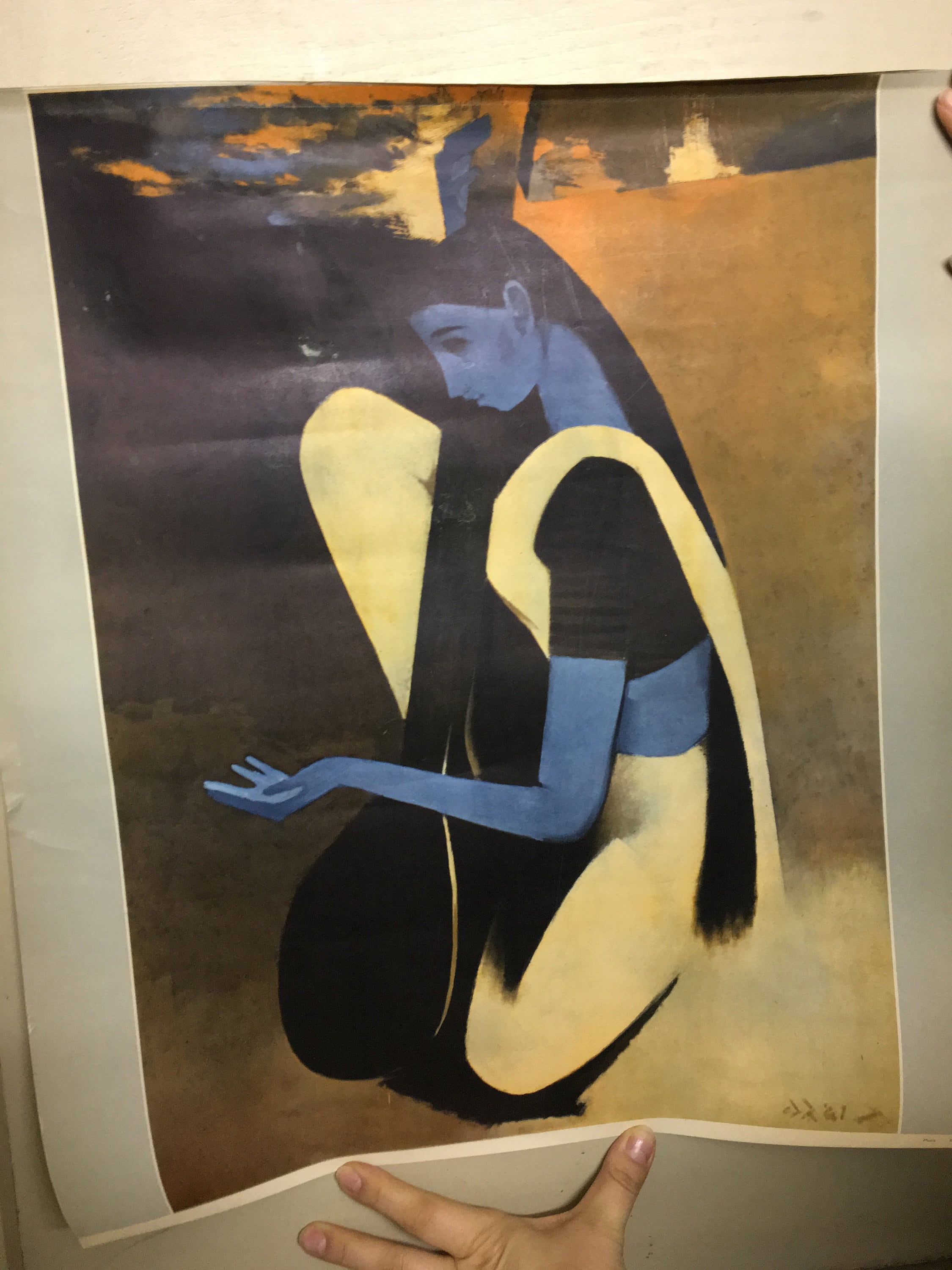 N.S. Bendre Indian 1967 Print *** MUSIC *** Art From India - Etsy