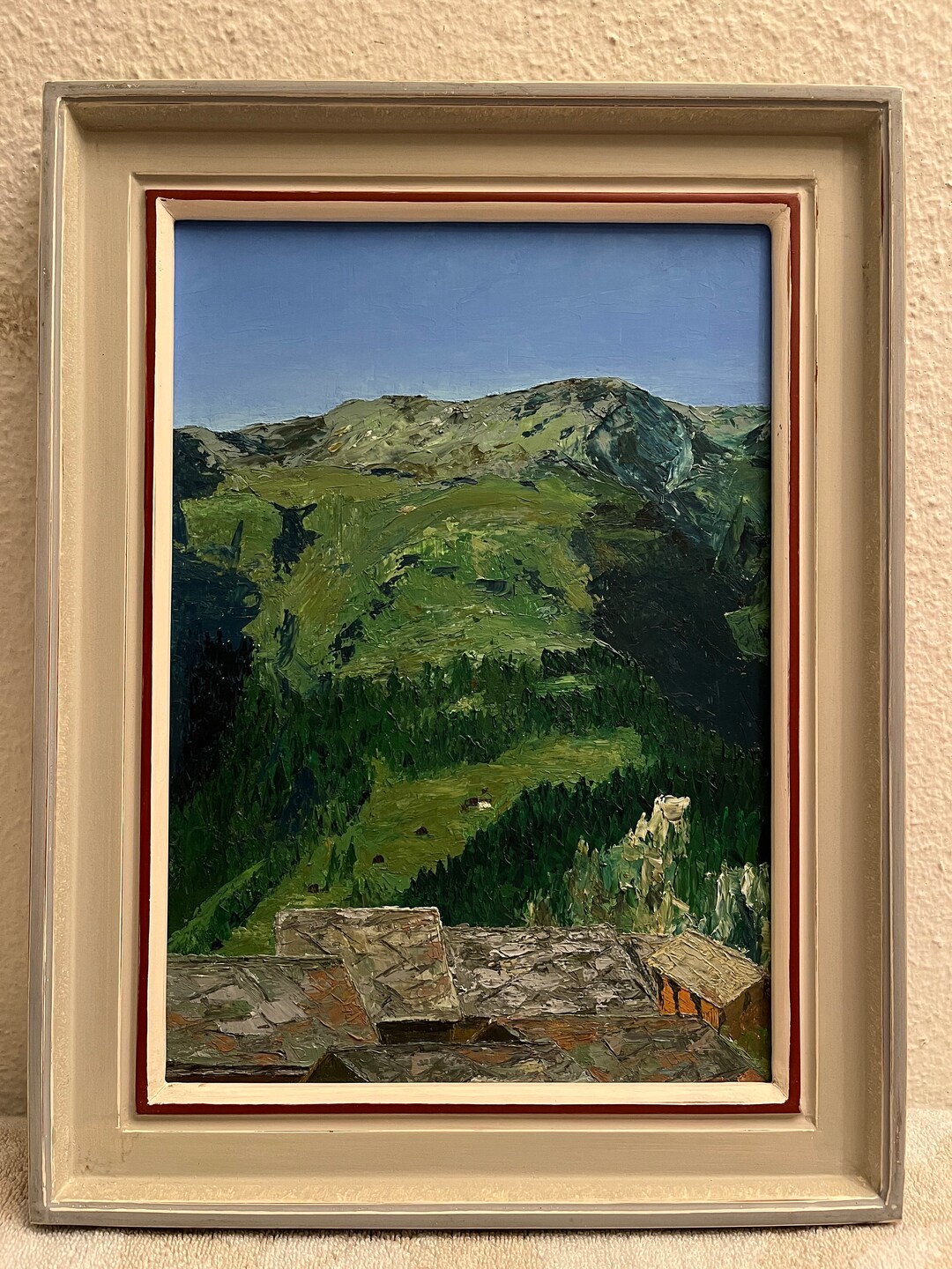 WILLI BRE.. Schweizer Lanscape Grächen 1969 FANTASTISCHE - Etsy Österreich
