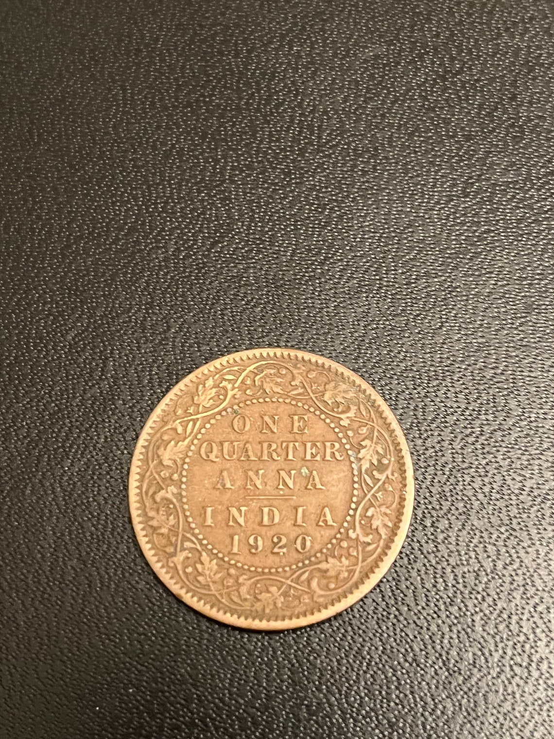 Bronze One Quarter Anna Coin of King George V of Calcutta (kolkata ...