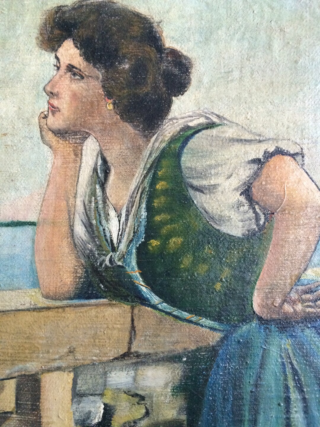 Signed F. GRETHER (ferdinand Karl Grether ?) 1919 Signed Oil Canvas ...