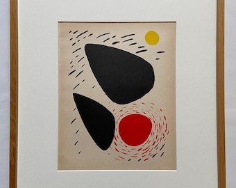 Alexander CALDER - Forms in Motion (poetry of Space) - Original ...