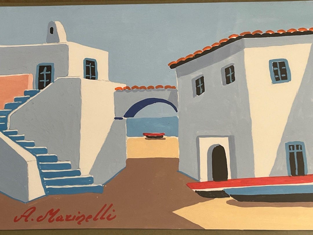 Alessandro Marinelli Original Painting - Etsy