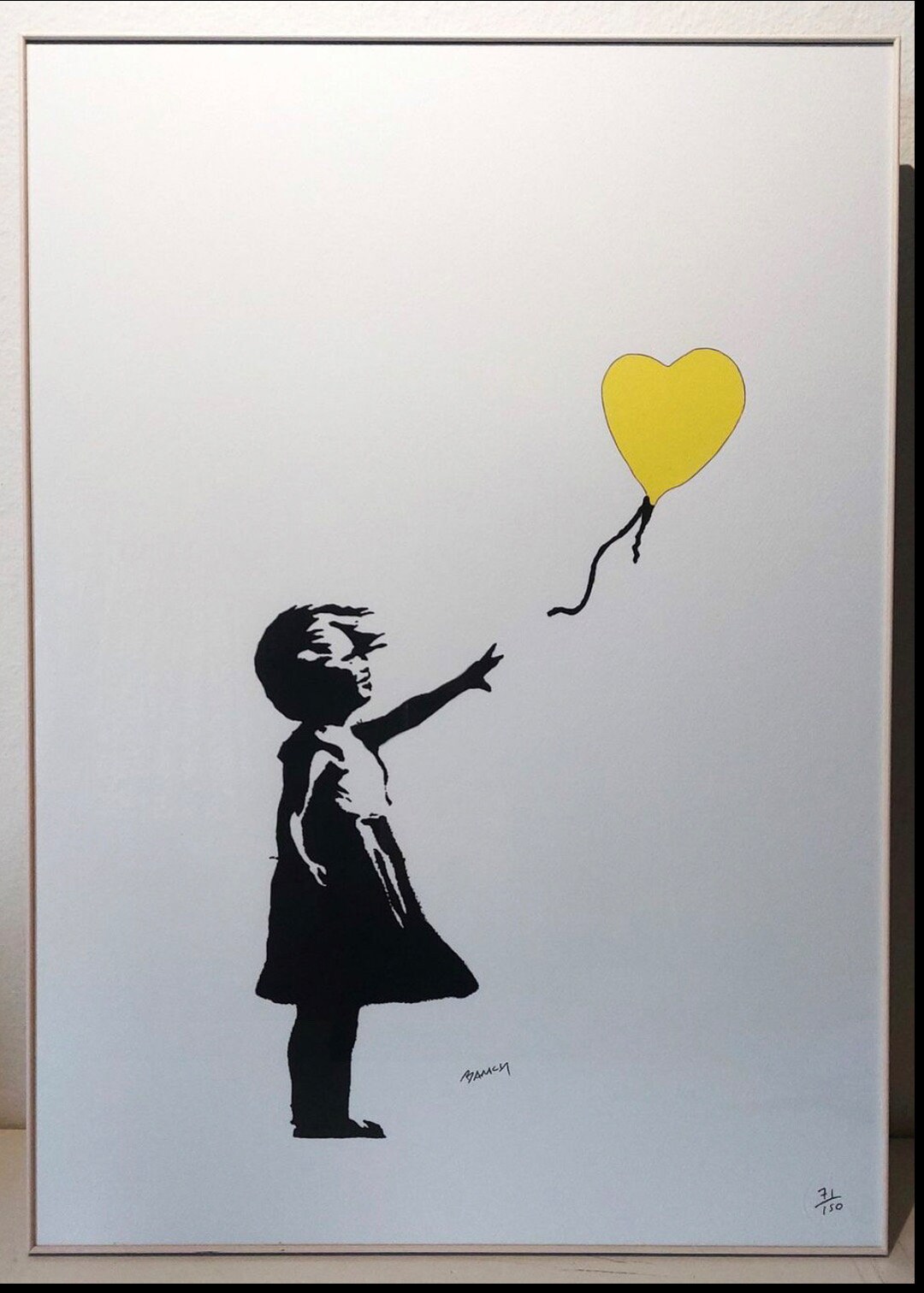 Banksy- Banksy: Girl With Balloon -limited Edition Signed Litho - Etsy