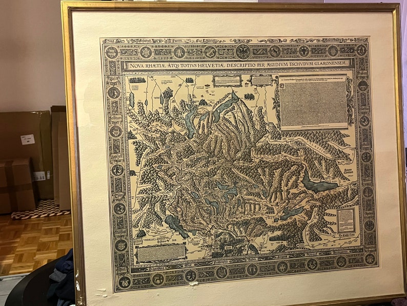 Sebastian Munster - Very Rare Map - Etsy