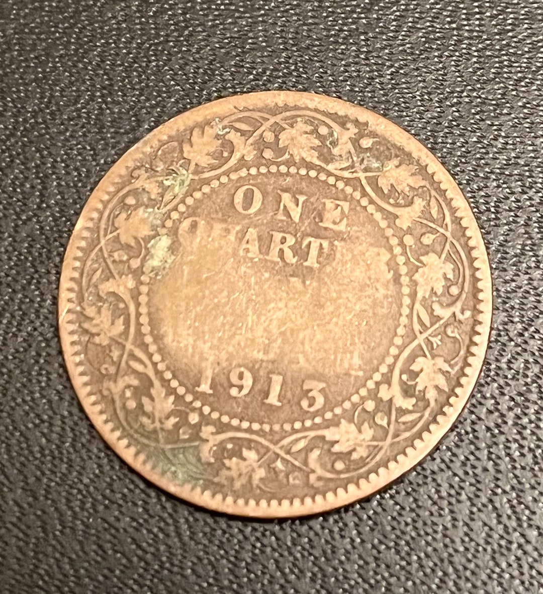 Bronze One Quarter Anna Coin of King George V of Calcutta (kolkata ...