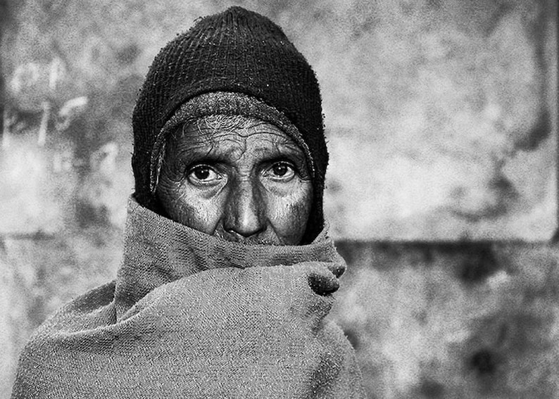 Black and White Portrait Photography Print on Fine Art Paper - Etsy