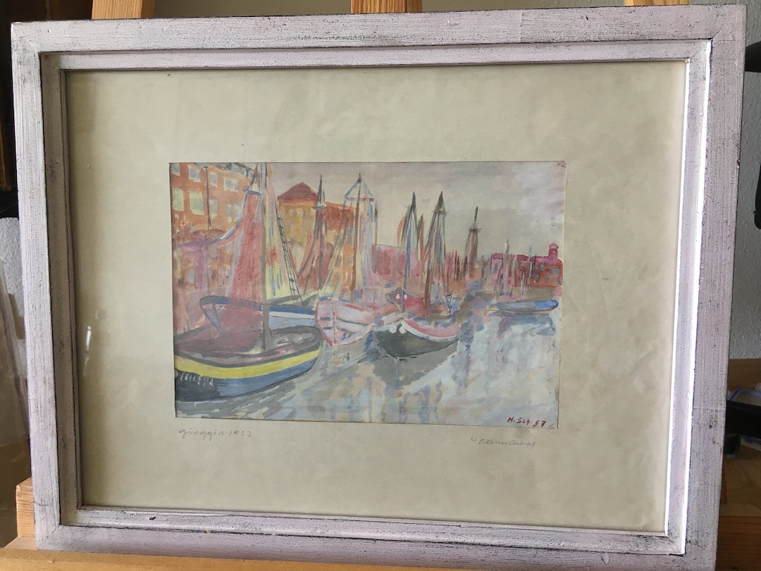 Attributed to Grace Henry Authentic Pencil Sketch Work Signed - Etsy