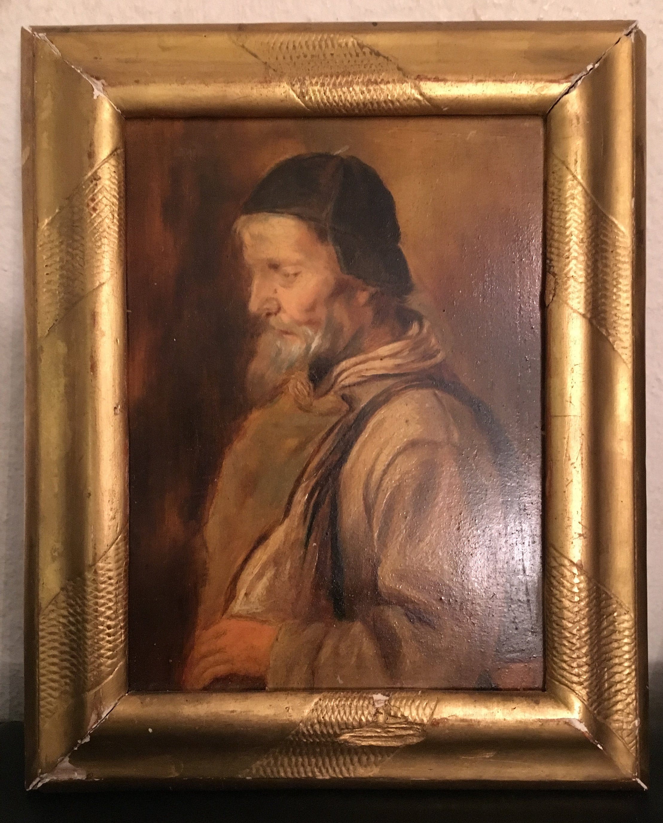 A Rare Antique Oil Portrait NOT SIGNED ! - Etsy