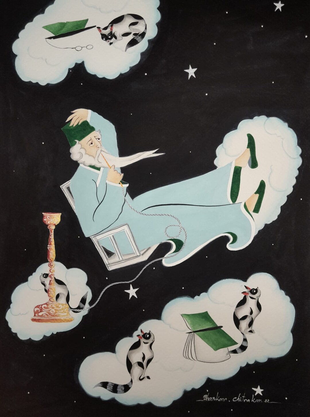 Bhaskar Chitrakar - Kalighat Style - Patachitra Art - Emerging Indian ...