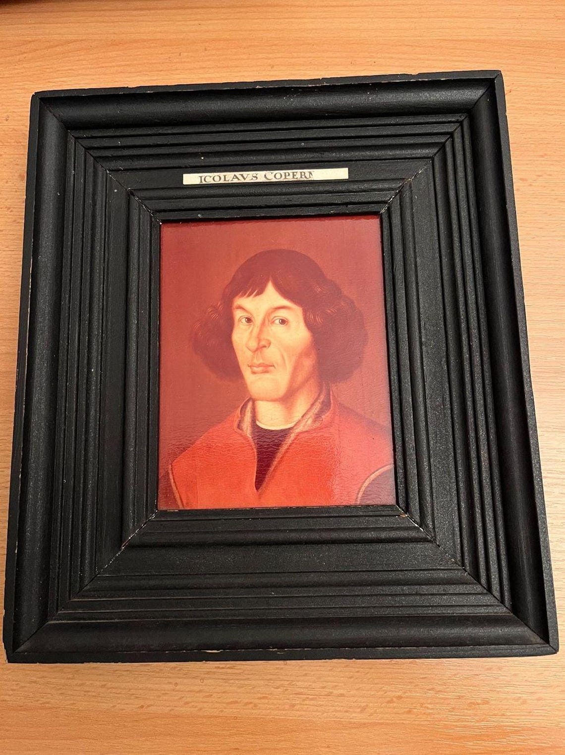 Vintage Copernicus Framed Portrait Print Decor - Etsy