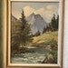 Fritz Brand, the Famous Swiss Alps Landscape Painting 1951 - Etsy
