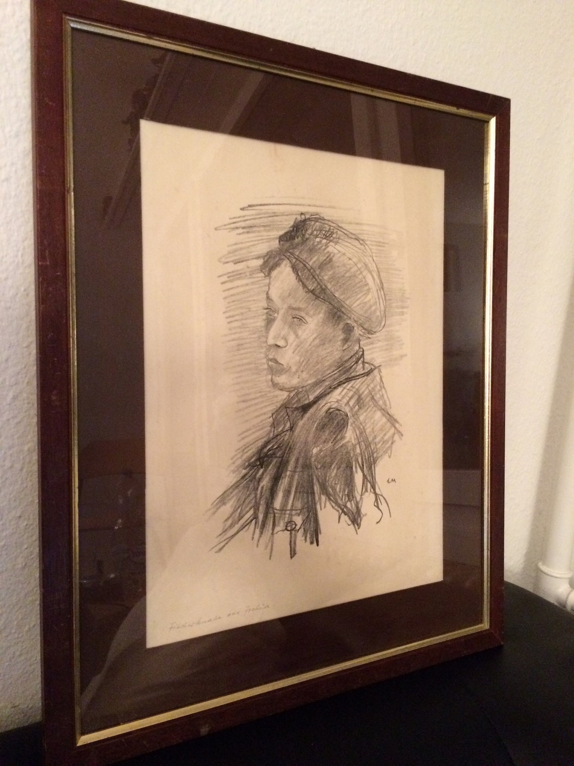 Ernst Morgenthaler (1887-1962) Monogram EM Signed Sketch High Auction ...