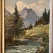 Fritz Brand, the Famous Swiss Alps Landscape Painting 1951 - Etsy