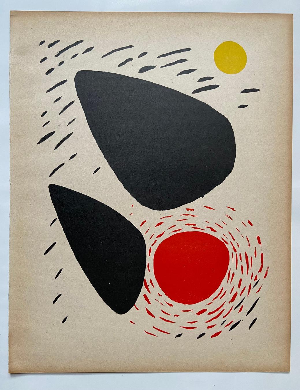 Alexander CALDER - Forms in Motion (poetry of Space) - Original ...