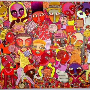 Blaise Afrique - Freelance Contemporary Cameroon Artist, Colorful and ...