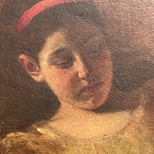 Otto Seitz (munich 1846 - 1912 Munich) Portrait of a Beautiful Young ...