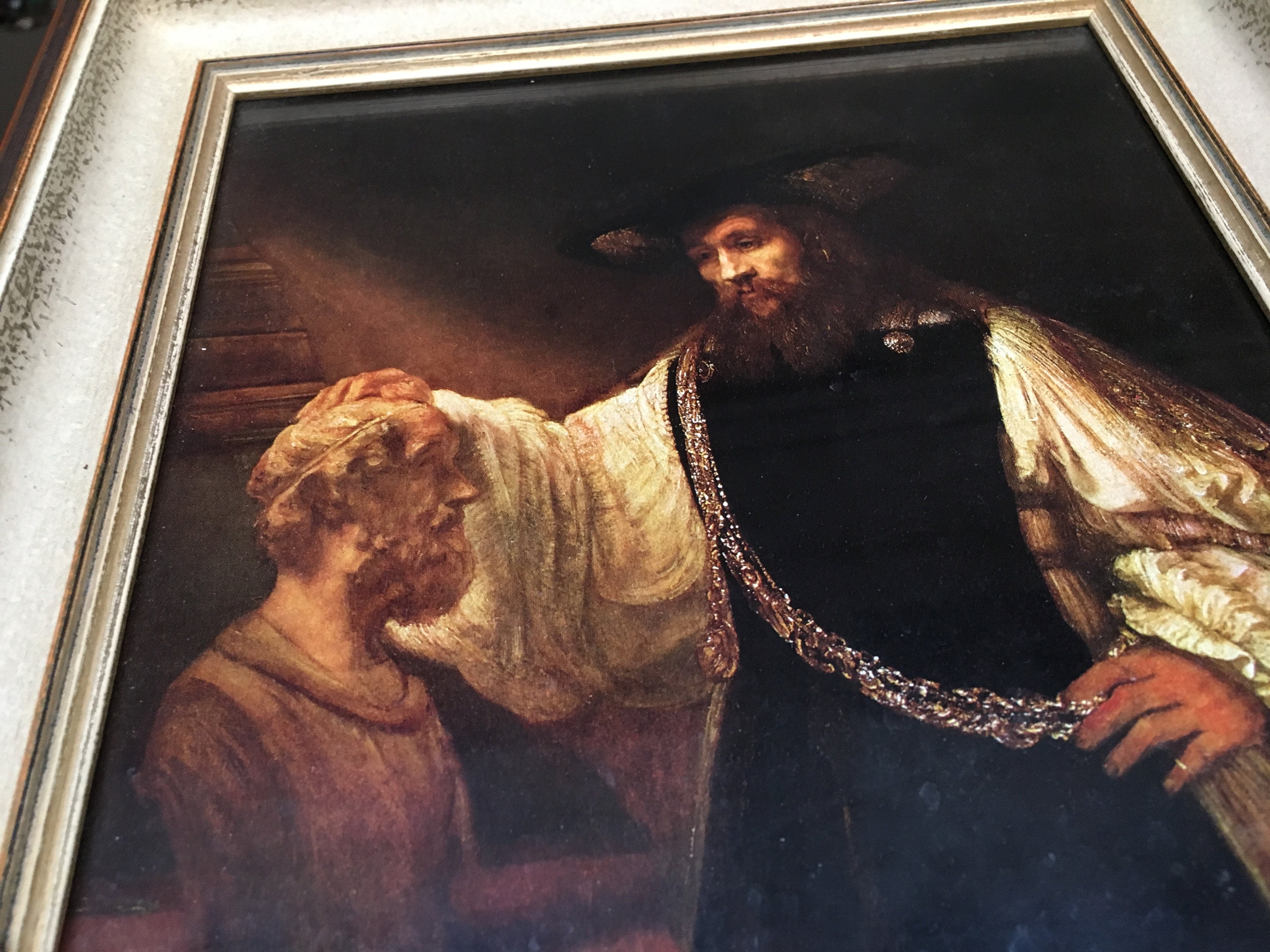 Aristotle Contemplating a Bust of Homer, REMBRANDT Oil on Canvas ...
