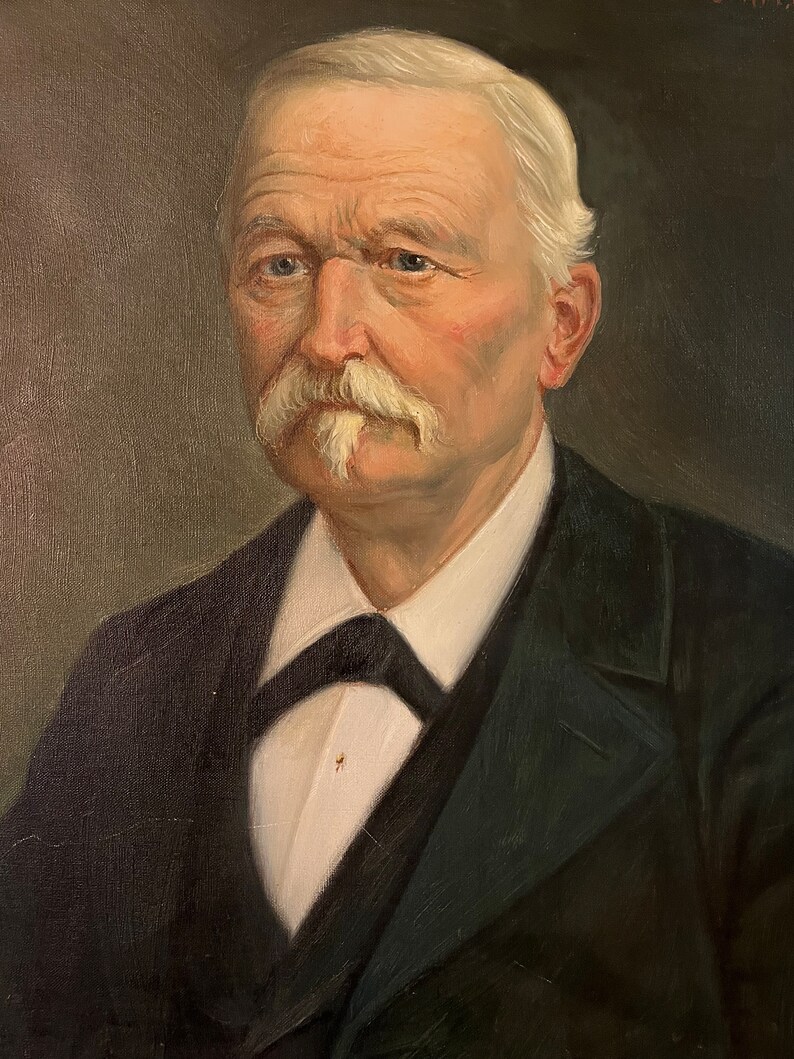 Karl Gehri 1850-1922 Beautiful Self-portrait Painting - Etsy