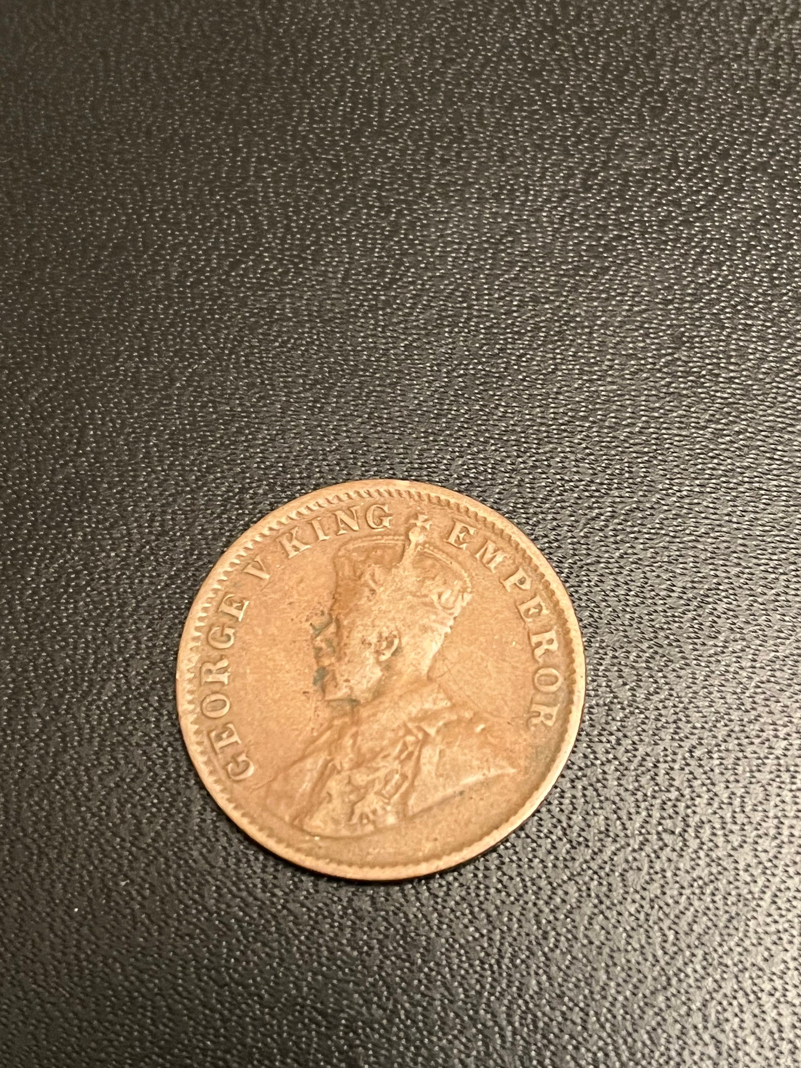 Bronze One Quarter Anna Coin of King George V of Calcutta (kolkata ...