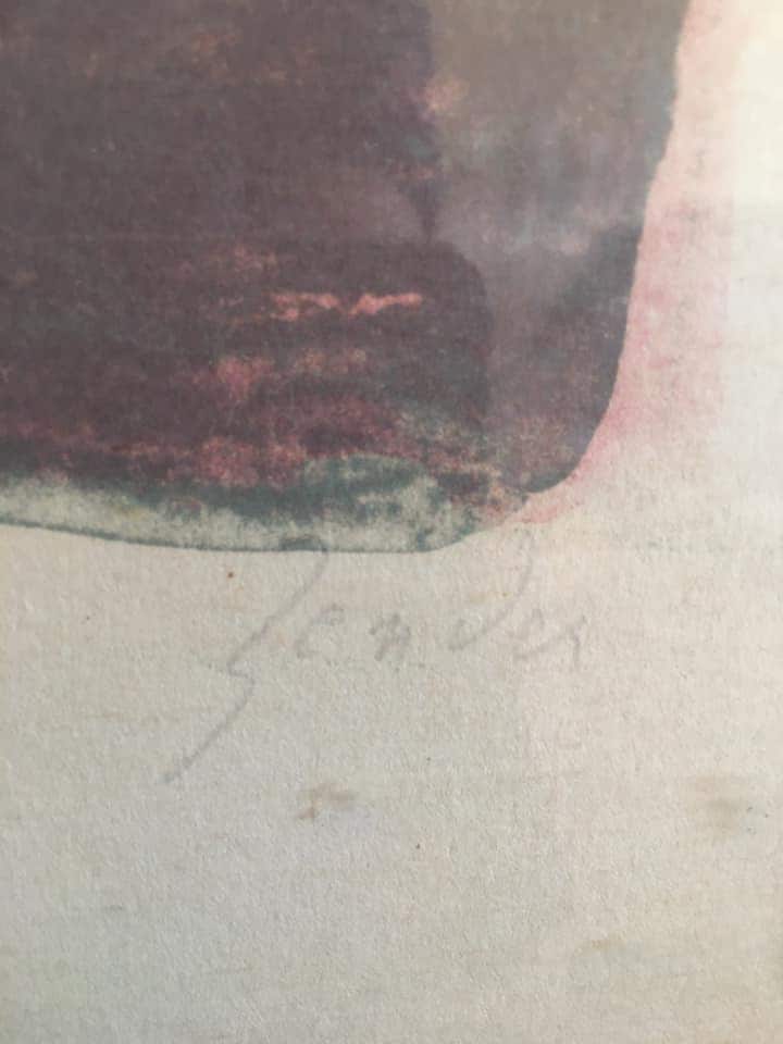 Famous Swiss Artist Rudolf Zender - Colored and Pencil Signed Numbered ...