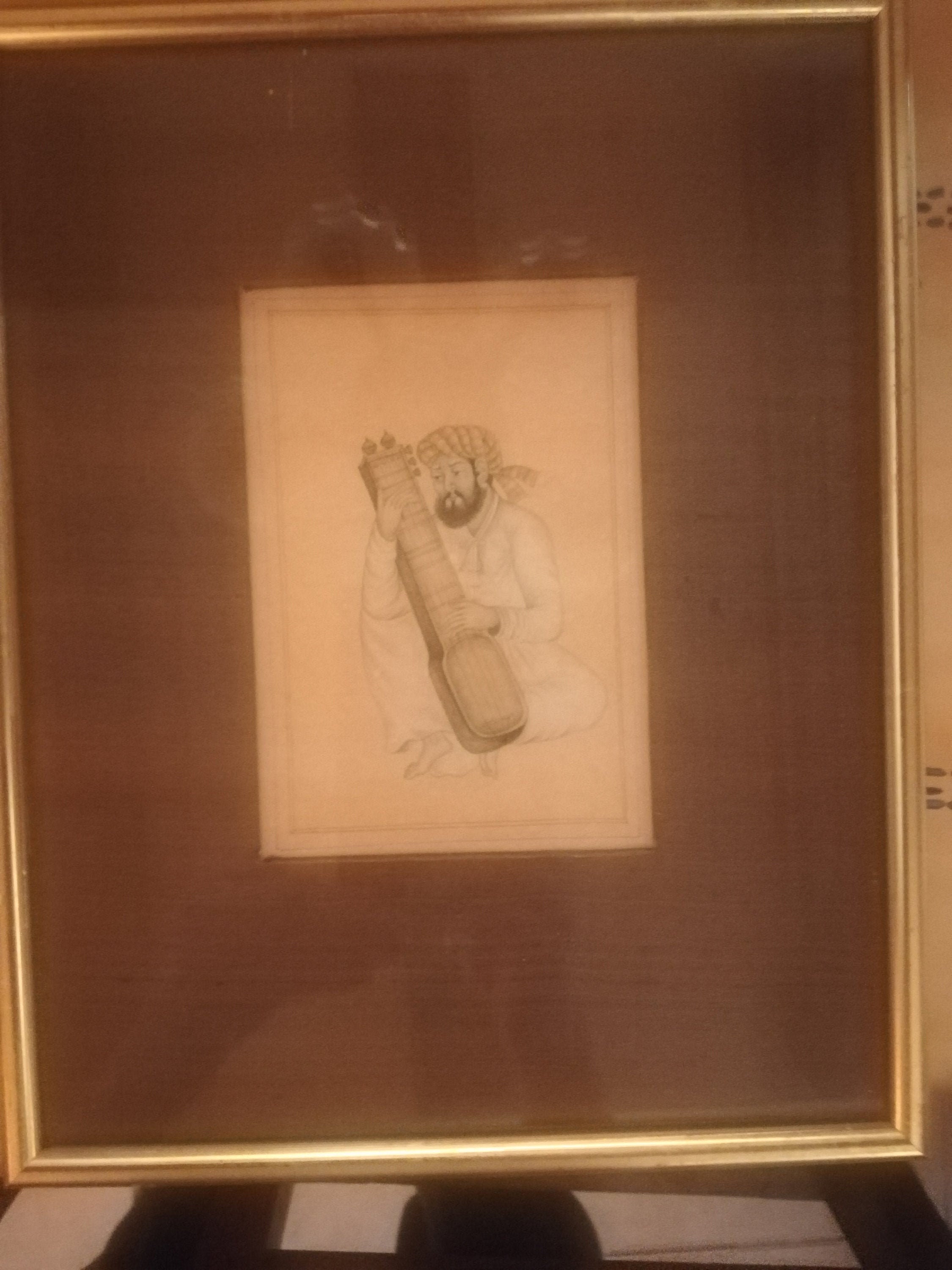 Indian Mugol Portrait Miniature - Etsy