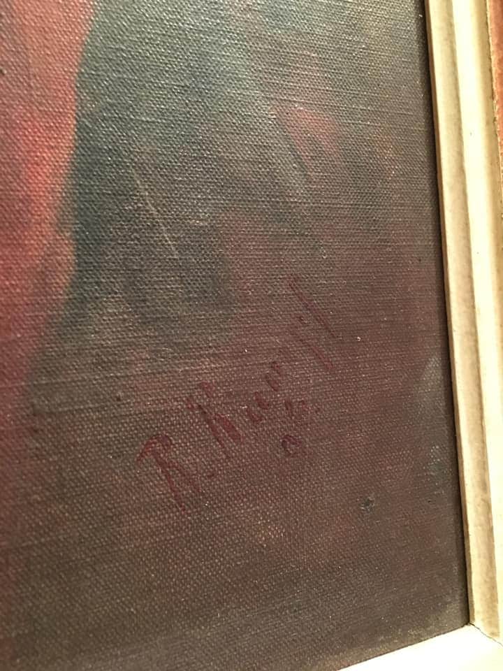 Peter Philipp Rumpf german Painter 1821-1896 Portrait of a - Etsy