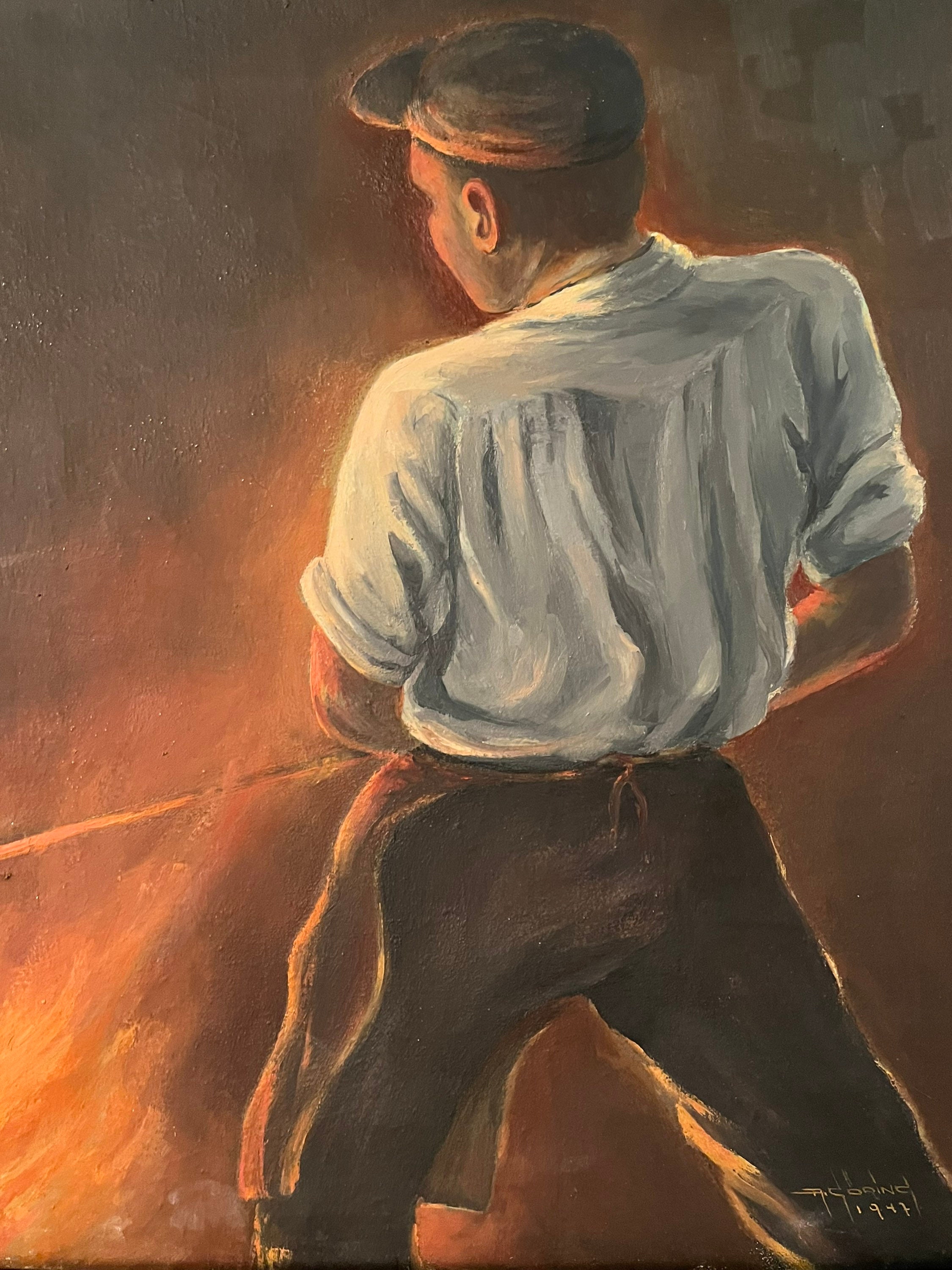 Unique Painting by A. Göring. Signed 1947 Most Probably a Ww2 Militaria ...