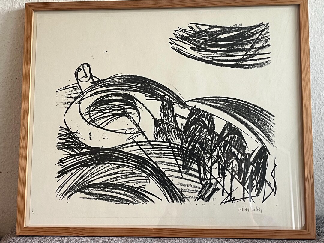 Art Work by the Esteemed Artist HAP Grieshaber - Internationally ...