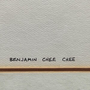 Benjamin Chee Chee Original Signed Framed Art Deco Goose - Etsy