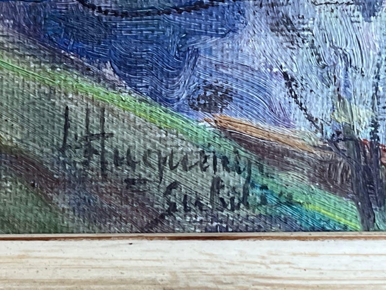 Louis Huguenin Subilia (swiss Artist, Xixe-xxe) - Etsy