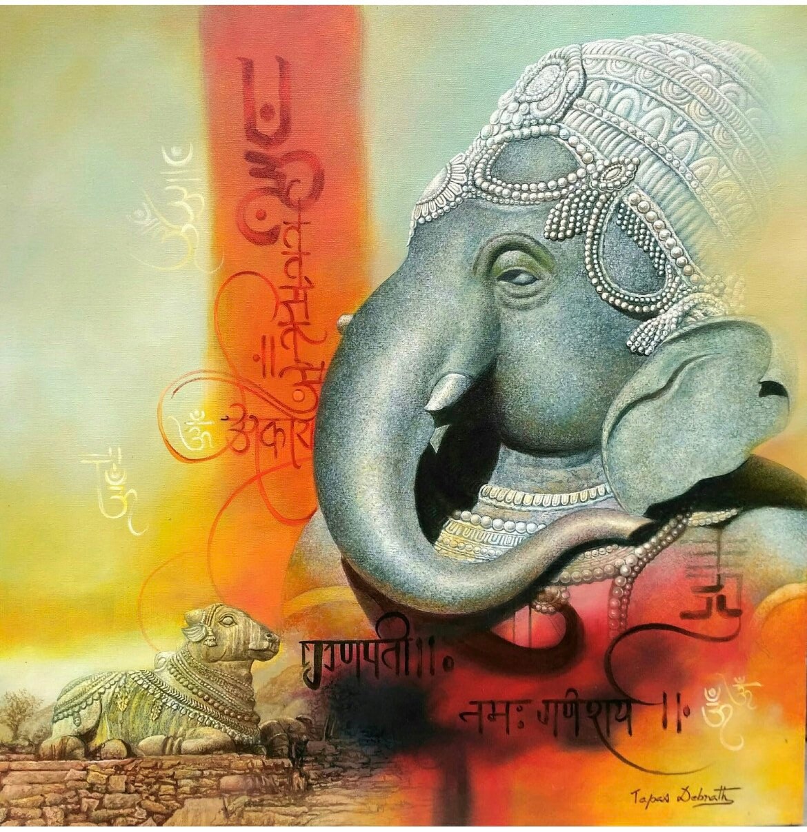 TAPAS DEBNATH - Emerging Indian Artist, Colourful and Textured, Internationally Appreciated ...