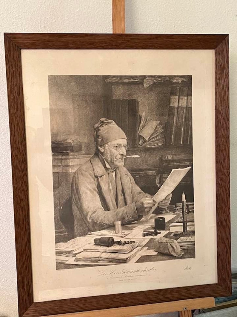 Albert Anker (1831-1910) "national Painter" of Switzerland Original ...
