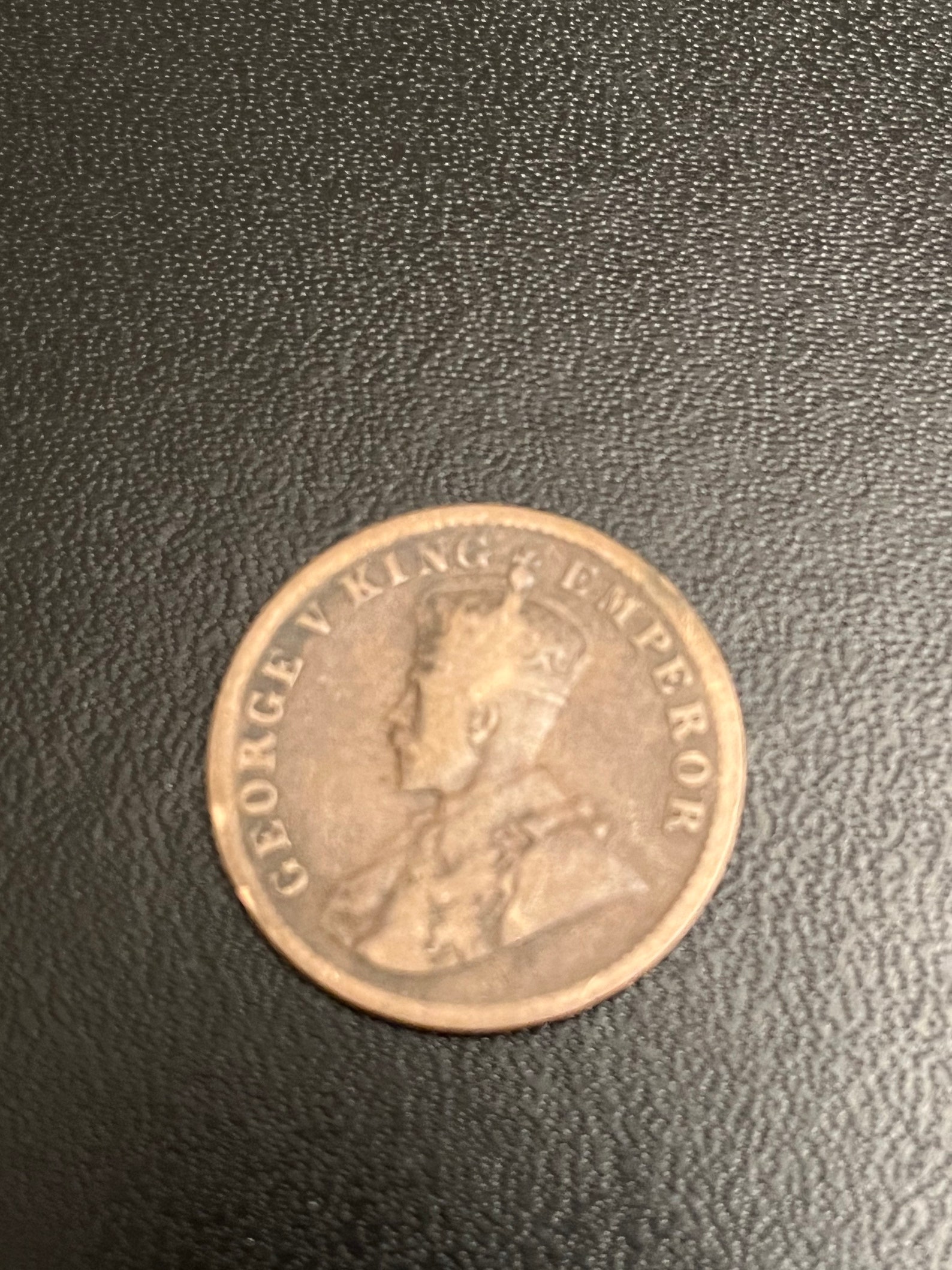 Bronze One Quarter Anna Coin of King George V of Calcutta (kolkata ...